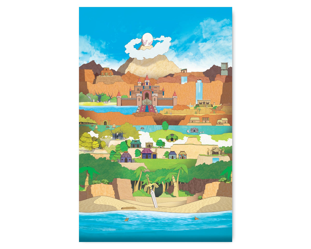 Links Awakening Art Print Subconscious Realms