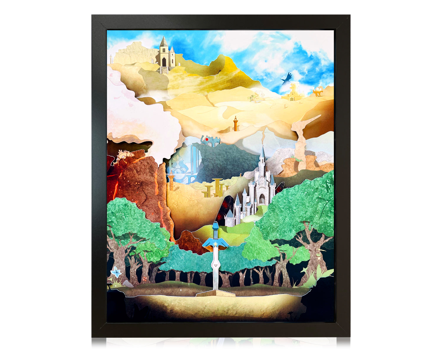 Breath of the Wild - Shadowbox Art– Subconscious Realms