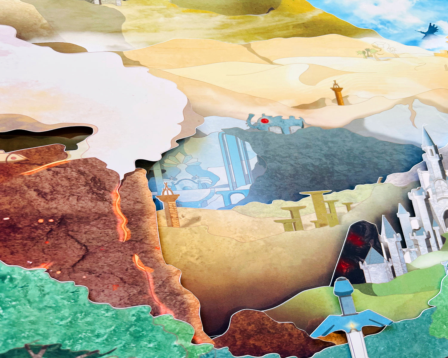 Breath of the Wild - Shadowbox Art– Subconscious Realms