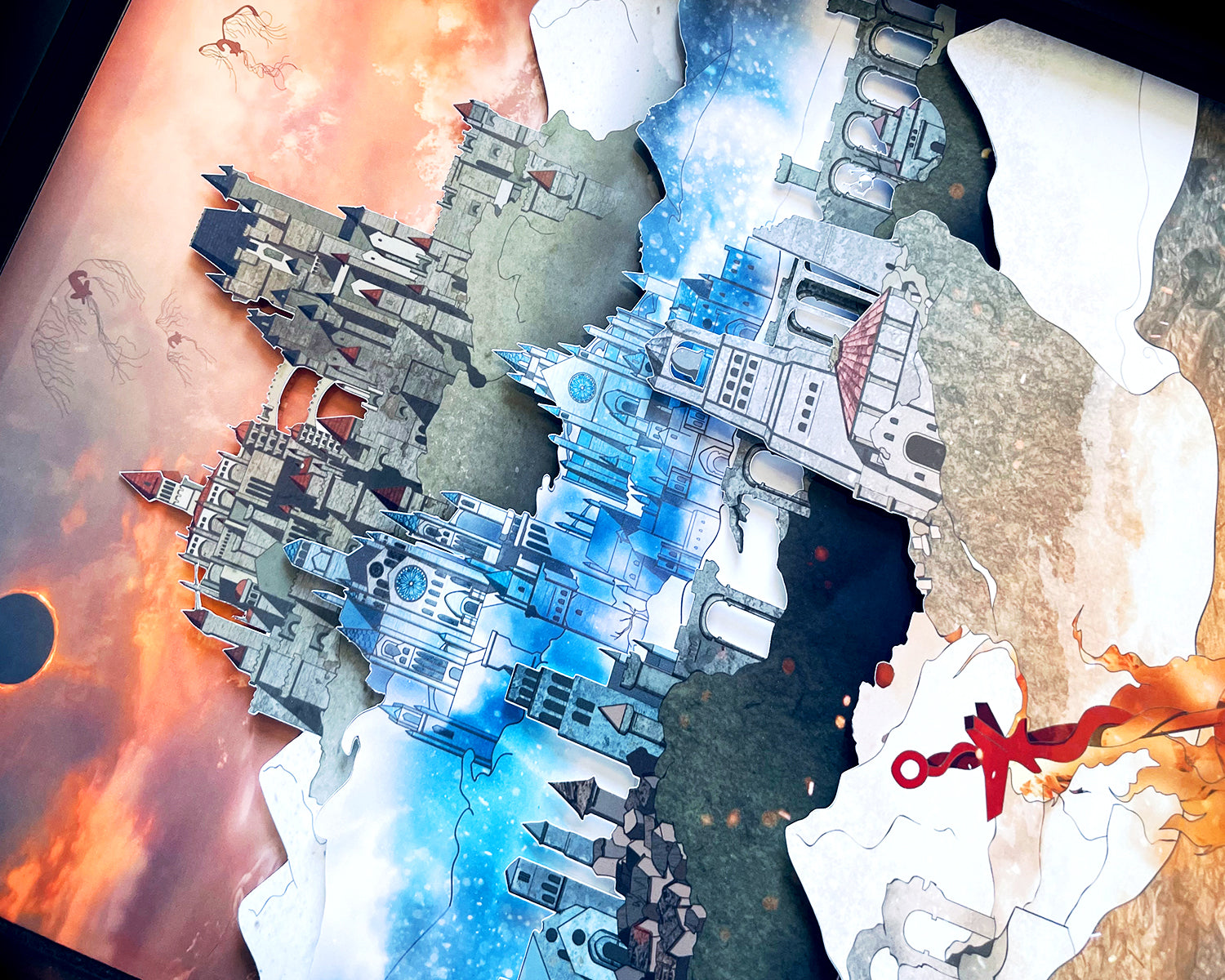 Dark Souls - Kindling the Flame - Shadowbox Art– Subconscious Realms