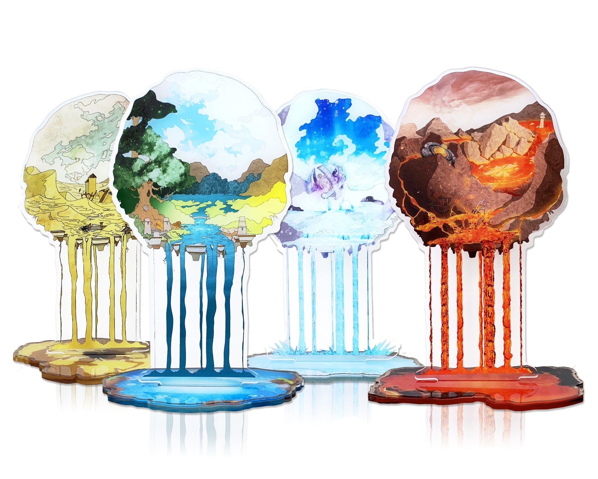 Elemental Rift Series - Acrylic Standee Set– Subconscious Realms