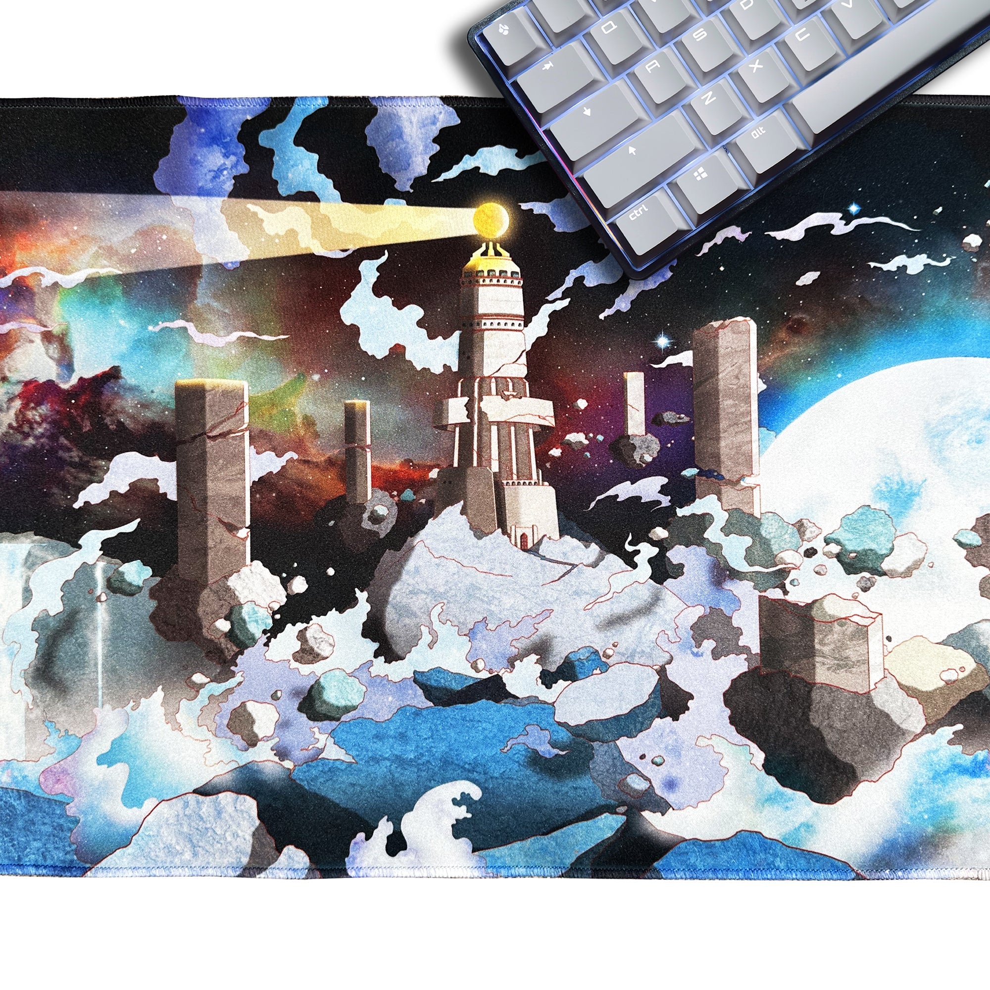 Galactic Lighthouse - Desk Mat– Subconscious Realms