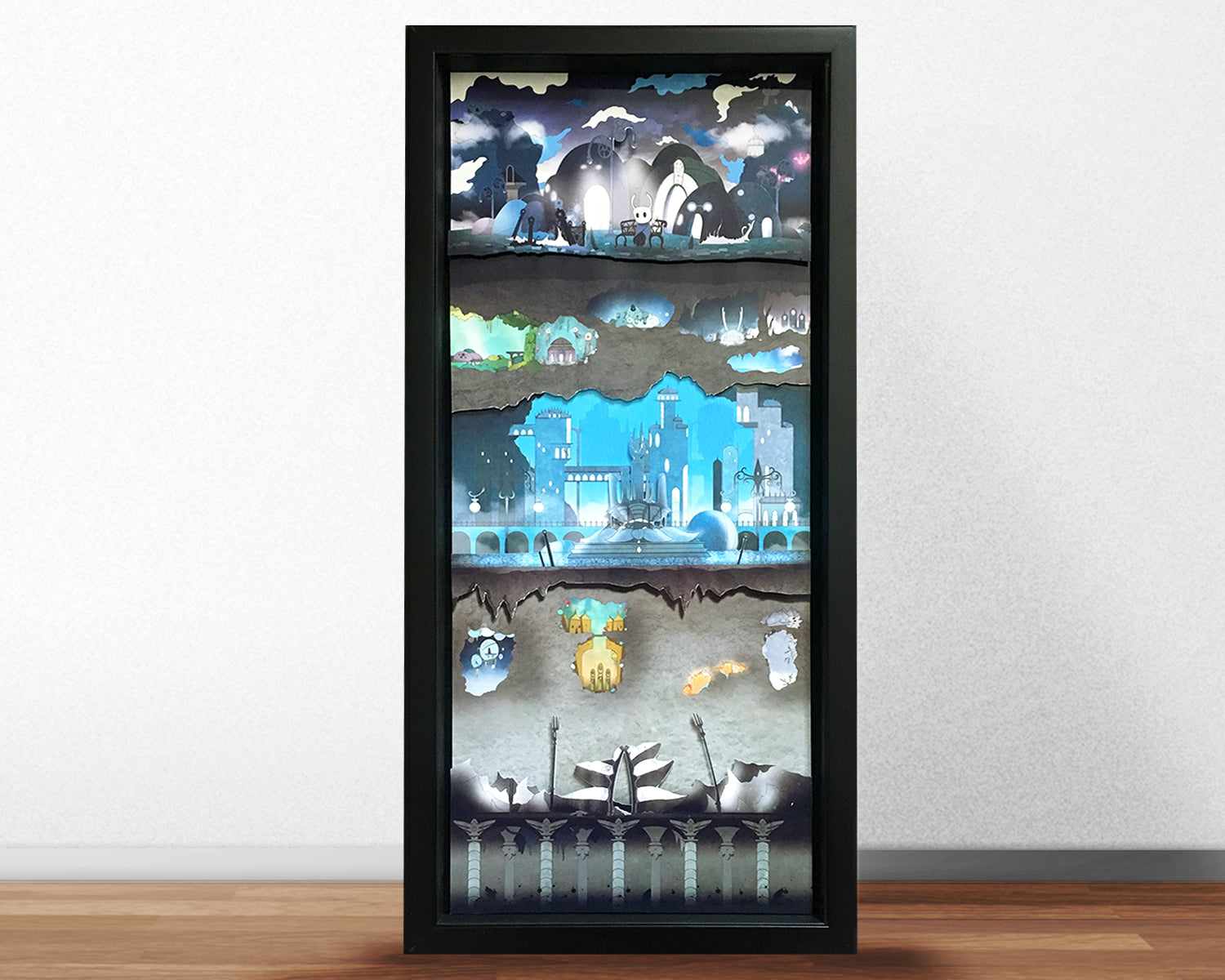 Hollow Knight - Hallownest - Shadowbox Art– Subconscious Realms