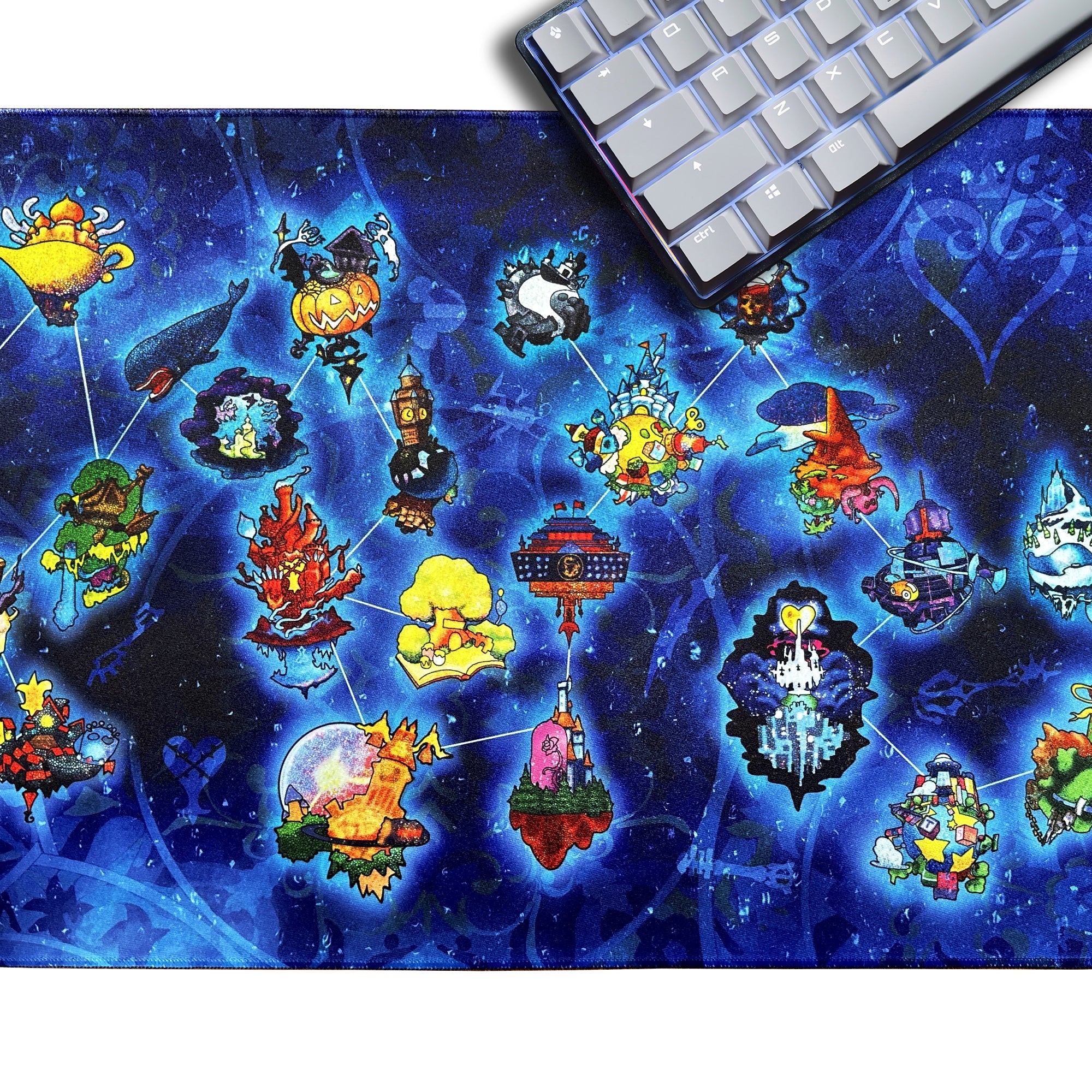 Kingdom Hearts - Celestial Map - Desk Mat– Subconscious Realms