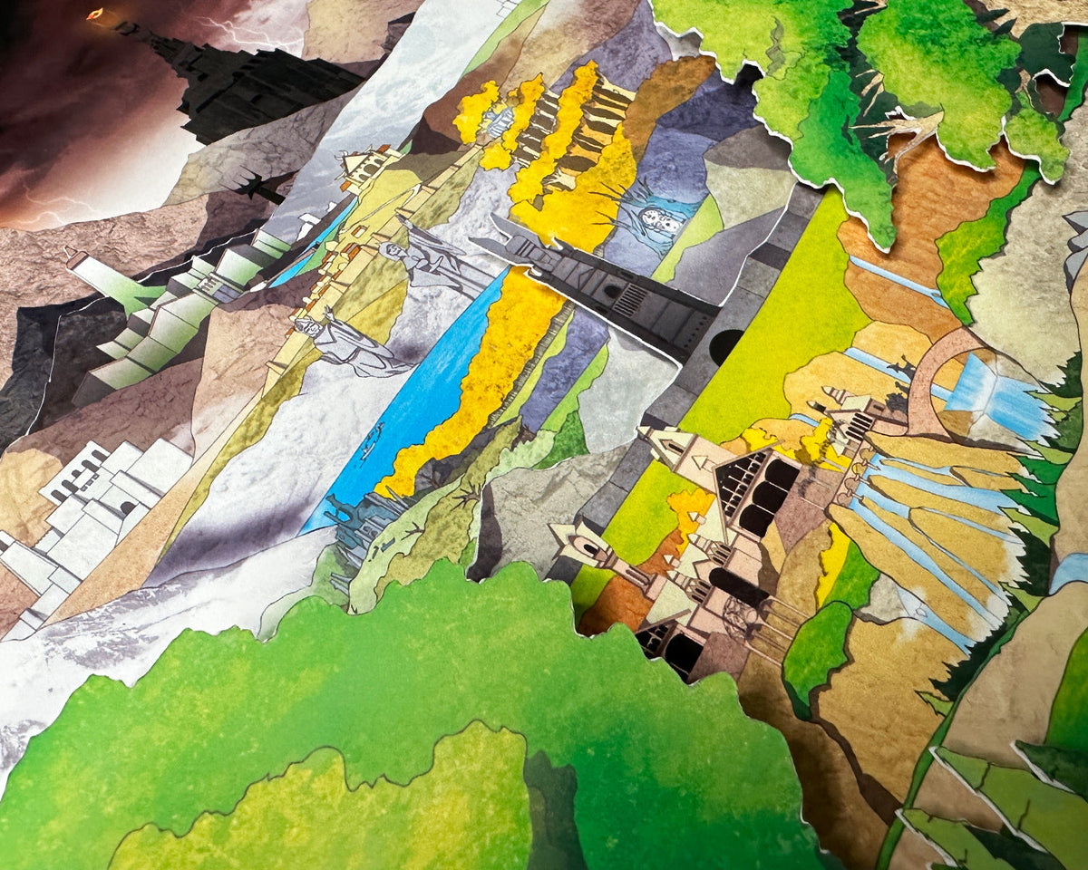 Lord of the Rings - Middle Earth - Mini Shadowbox Art– Subconscious Realms